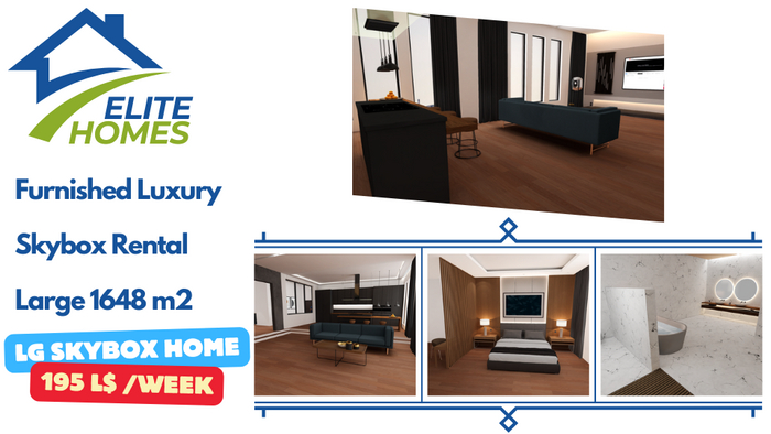 Second Life Marketplace - 24 Large Luxury Skybox 195 L$ /week